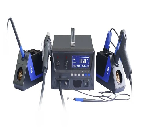 ESD Safe LCD Multifunctional SMD PTH Desoldering station - Bright ...